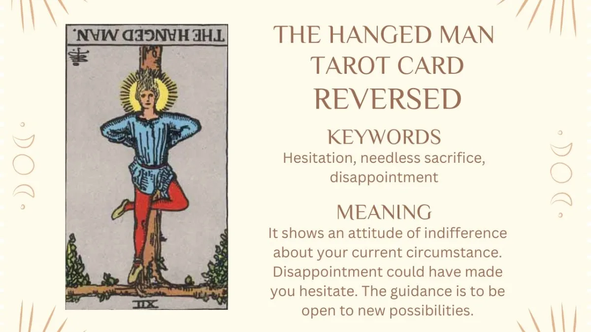 The Hanged Man Tarot Card Meaning Upright and Reversed