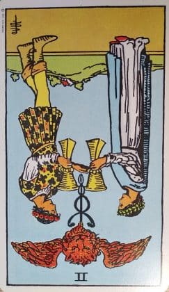 The Two of Cups Tarot Card Meaning Upright and Reversed - Numerologysign.com