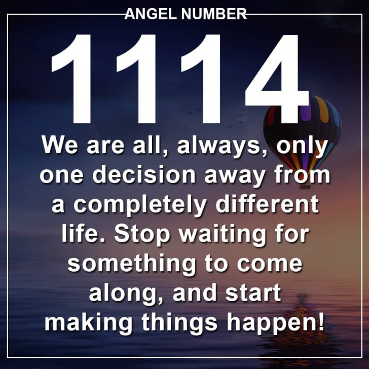 Angel Number 1114 Meanings – Why Are You Seeing 1114?