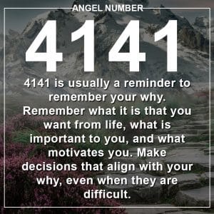 Angel Number 4141 Meanings – Why Are You Seeing 4141?