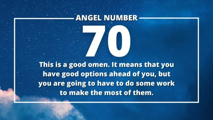 Angel Number 70 Meanings - Why Are You Seeing 70? - Numerologysign.com